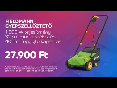 Fieldmann gyepszellőztető: 27.900 Ft! Vásárláz az eMAG-on!