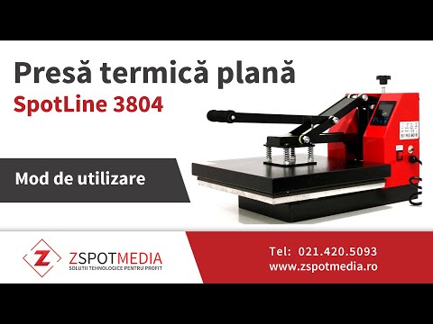 Prese termice (termotransfer) pentru inscriptionat si personalizat tricouri