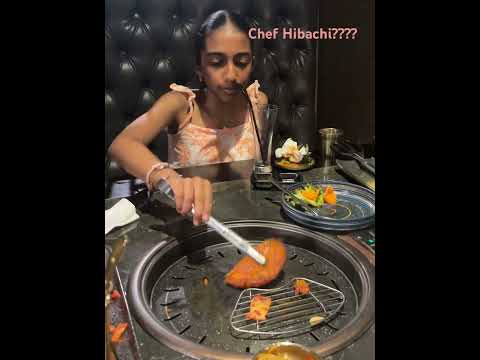 Dinner at Maru korean restaurant, Pearl #koreanfood #koreanbbq #bbq #yoshi&meha