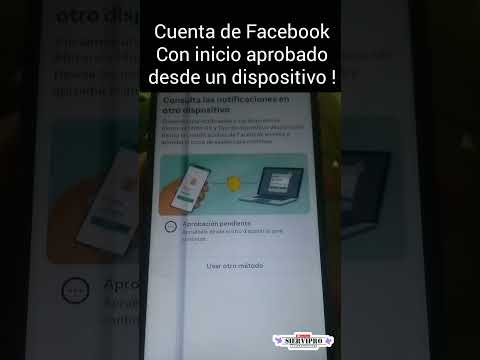 cuenta de Facebook protegida con inicio aprobado desde dispositivo #shorts