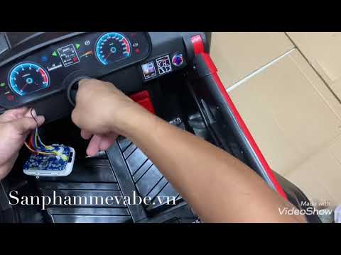 Hướng dẫn lắp ô tô điện trẻ em điều khiển 1600