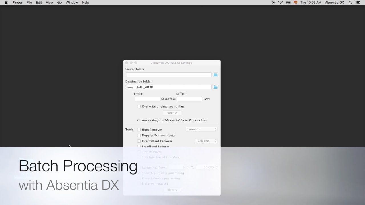 Batch Processing with AbsentiaDX