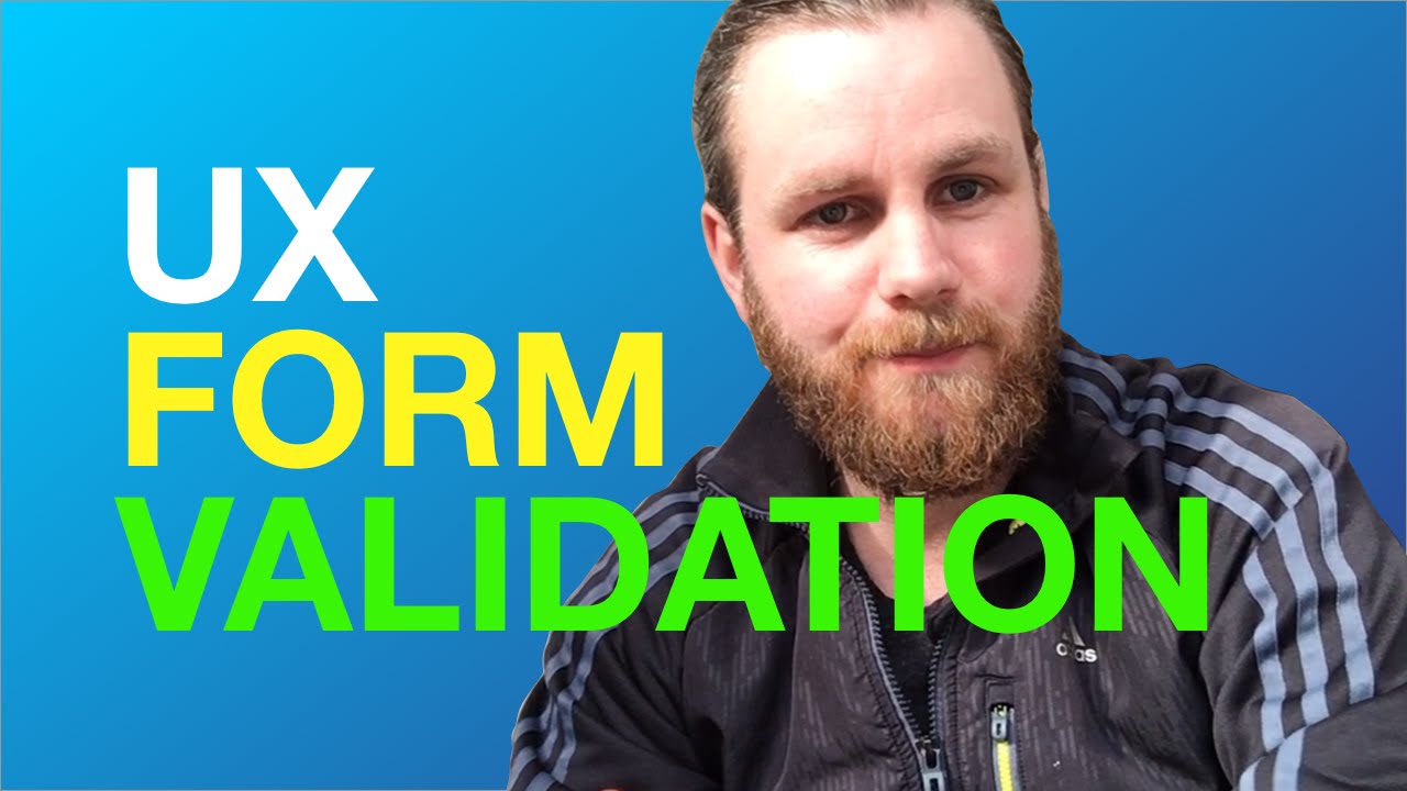 🙅🏻‍♂️ UX • Form Validation Basics