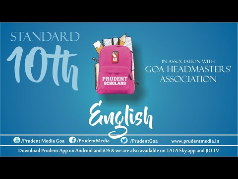 Prudent Scholars | 10th English | Dust of Snow, Fire & Ice | 25 Sept 20