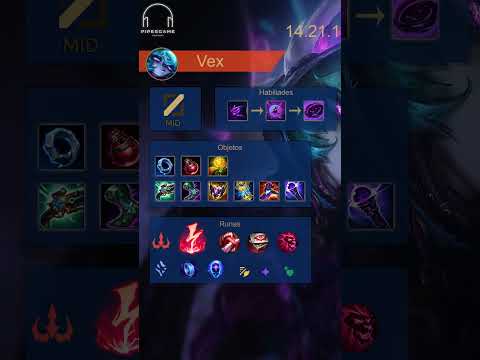 Build Vex - Mid, Patch/Parche 14.21.1 #lol #leagueoflegends #mejorescampeoneslol