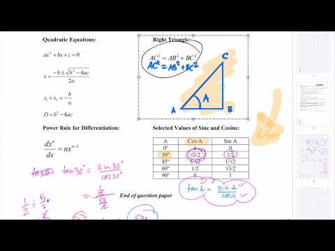 Calculating the hypotenuse and opposite sides of a right-angled triangle
