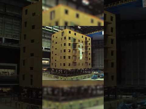 Building-Shaking Test: The Future of Structures! 🏗️ | #amazingfacts, #shorts