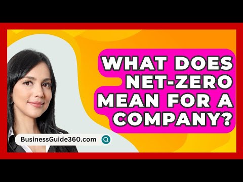What Does Net-Zero Mean For A Company? - BusinessGuide360.com