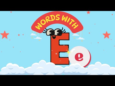“E is for Elephant! Learn Easy E Words for Kids | ABC Phonics Fun”