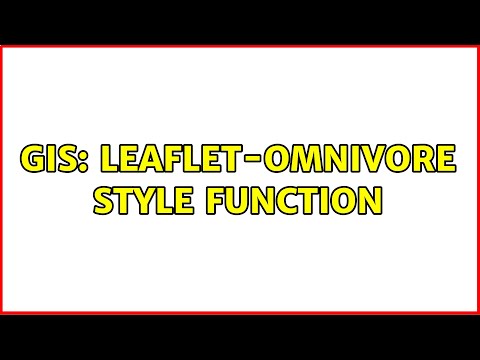 GIS: leaflet-omnivore style function