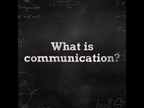 Definition of communication.