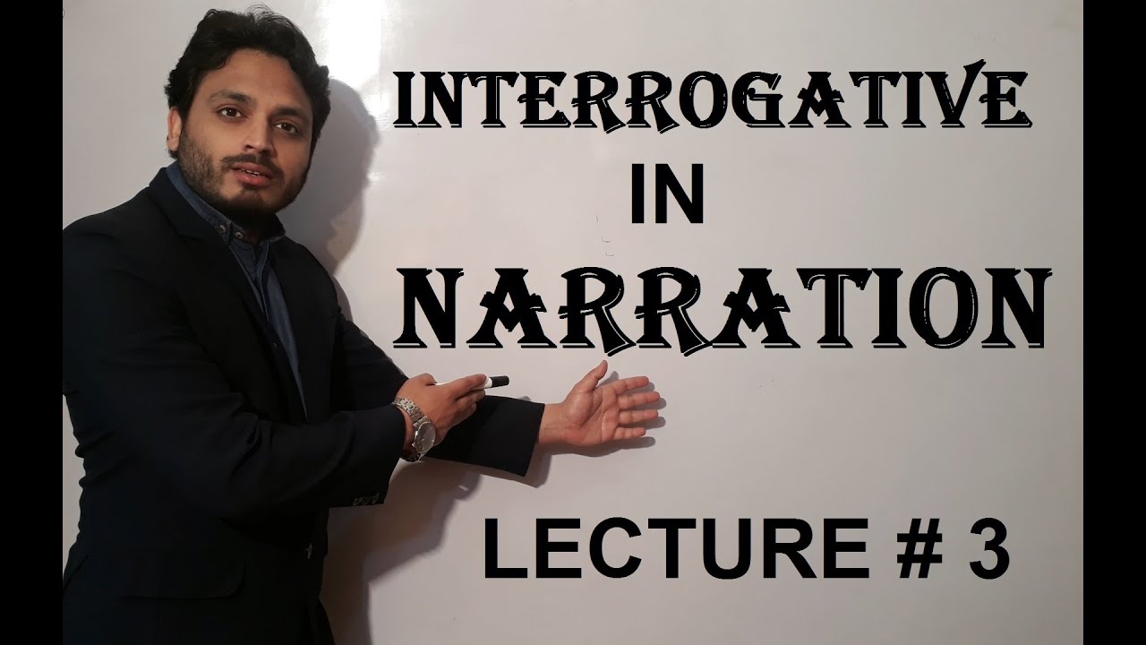 How to make interrogative in Direct Indirect | Narration | By Syed Ali Raza Kazmi