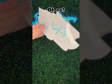 New unique dragon puppet! #dryerase #cool #unique #destroying #dragonart #dragon #fyp #puppet