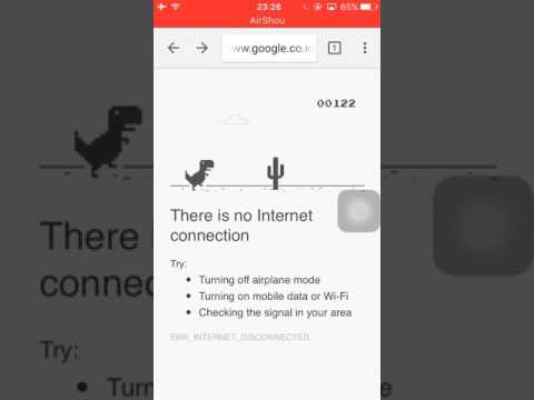 How to play T-Rex game on Chrome?