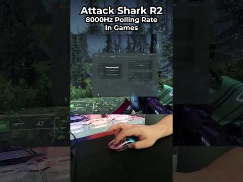 Attack Shark R2 8,000Hz Polling Rate Issues