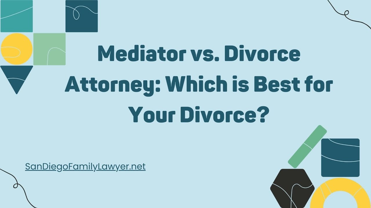 Lawyer vs Mediator For Divorce? Scott Levin Explains Divorce Mediation vs Litigation Differences
