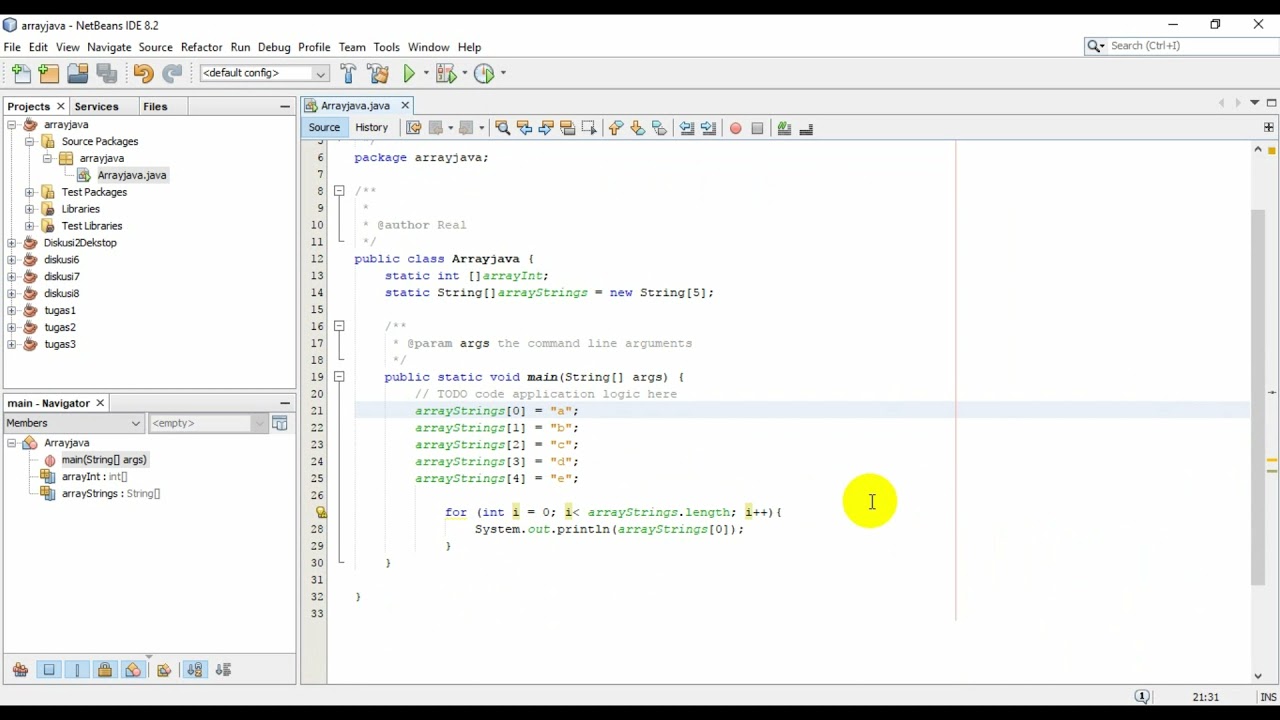 Contoh Soal Java Netbeans di Perkuliahan Sistem Informasi