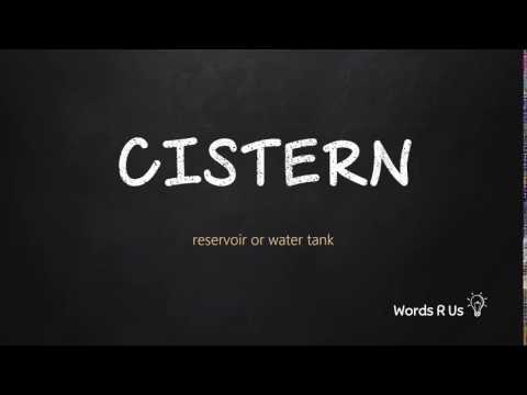 How to Pronounce CISTERN in American English