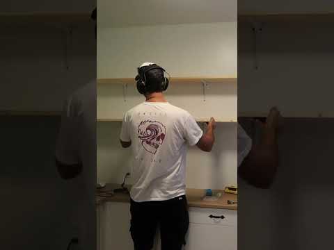 DIY I Made Cheap Open Shelves For My Wife #beforeandafter #diy