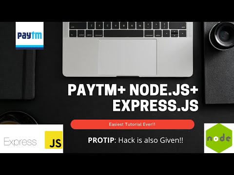 Integrate Paytm Payment Mode using Node.js and Express.js