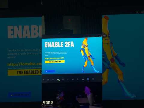 HOW TO ENABLE 2FA ON FORTNITE CHAPTER 6 SEASON 3!