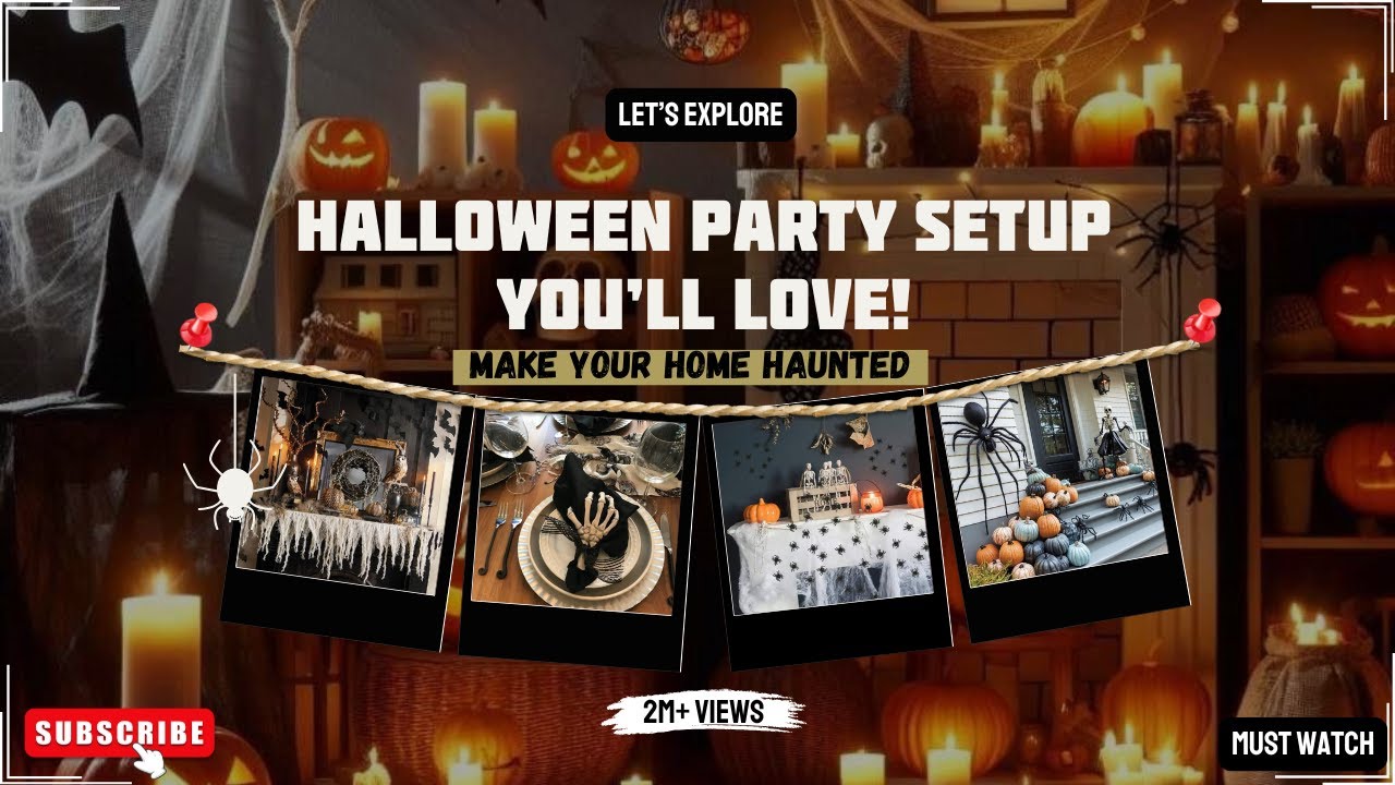 111+ Halloween Party Themes for Adults 2025 | Scary Halloween Party Decoration Ideas