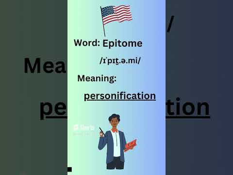 How to Pronounce Epitome in American Accent #learnenglish #learning
