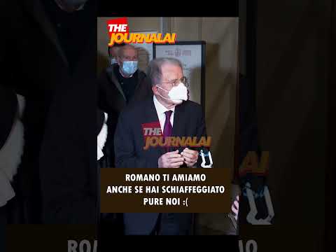 Prodi schiaffeggia giornalista