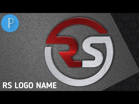 RS Logo Design Mobile | Pixellab Tutorial | How To Create Logo on pixellab | AAK Computers