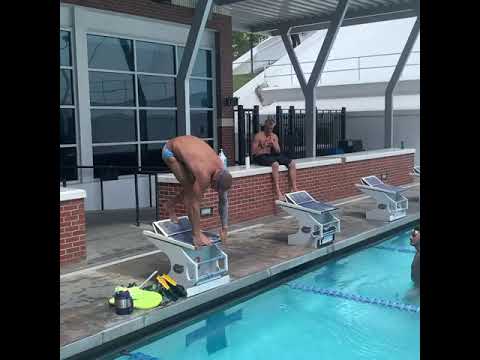Caeleb Dressel Dive and Glide - 24.9 Meters in Streamline!