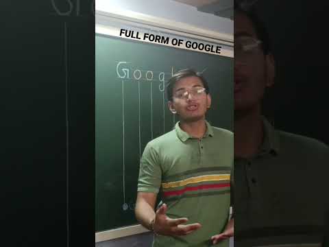 FULL FORM OF GOOGLE