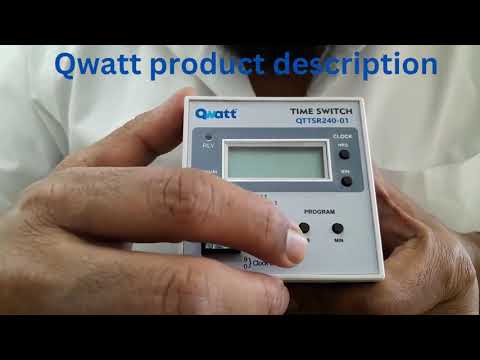 Qwatt Digital Time Switch - Wiring & Programming - English