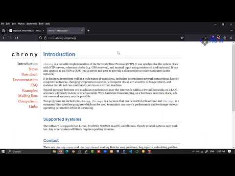 Network Time Server - NTP(Chrony) installation on linux
