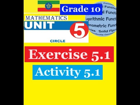 Mathematics Grade 10 Unit 5 Exercise 5.1 & Activity 5.1(Introduction)@Girma21