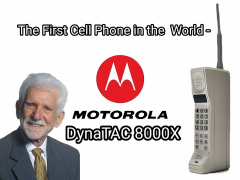 The First Cell Phone In The World - Motorola DynaTAC 8000X - SJM Creations