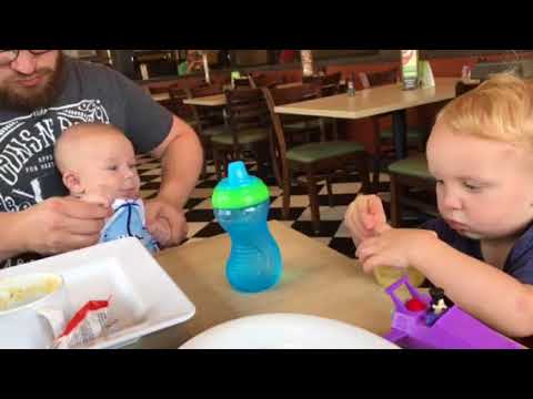 Jack and Connor at McAlisters