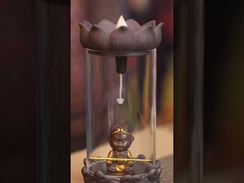 Wukong Backflow Incense Burner #wukong #zen #relaxing #cure #Incense #agarwood #sandalwood #calm
