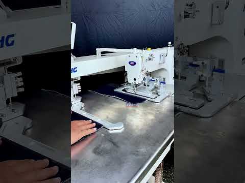 Fully Automatic Programable J-Stitch Sewing Machine For Jeans Left And Right Size #Shorts