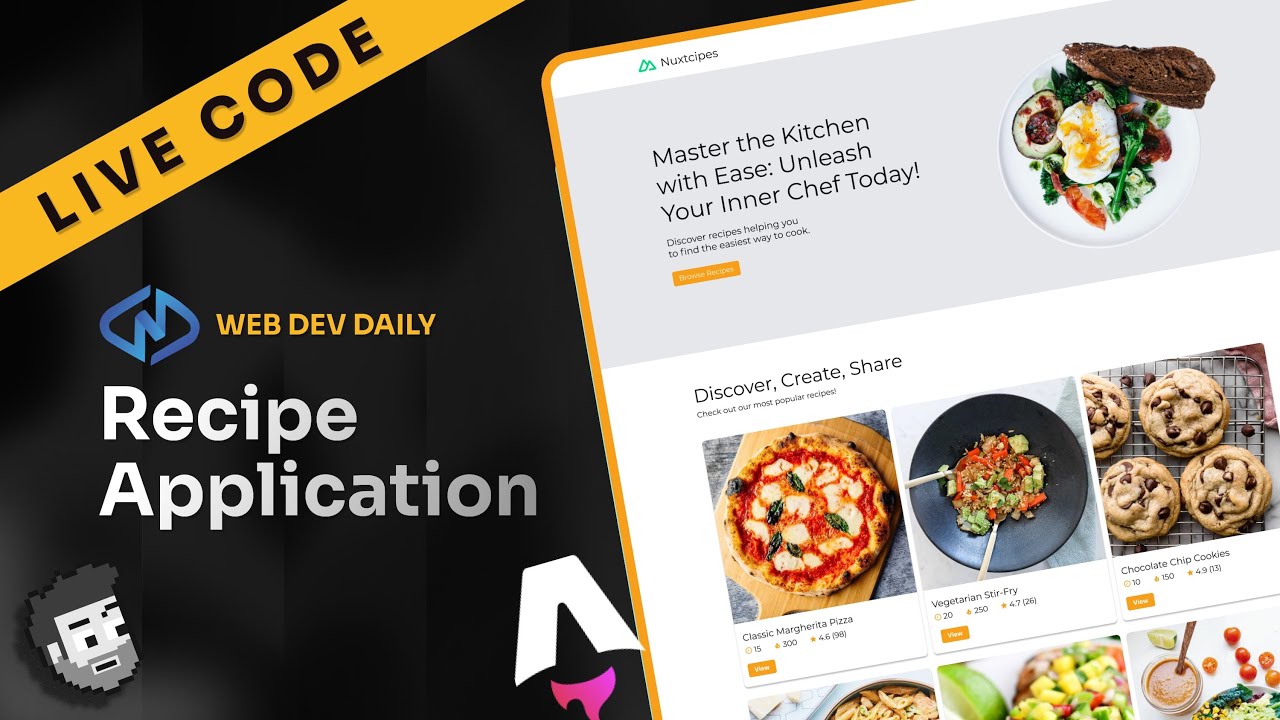 Live Code: Recipe Application with Astro (Web Dev Daily)