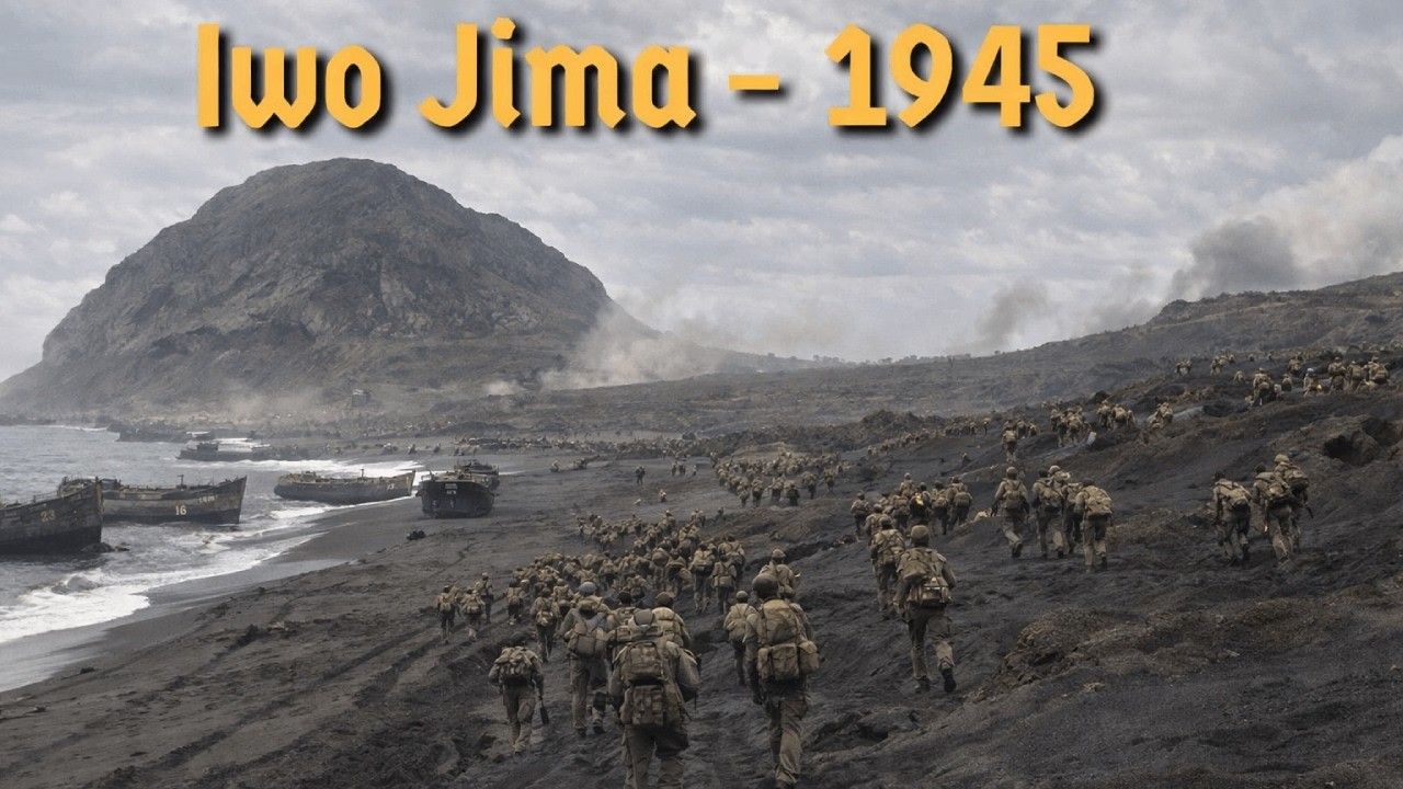 Iwo Jima, 1945 – What U.S. Marines Experienced (WW2 AI Reconstruction)