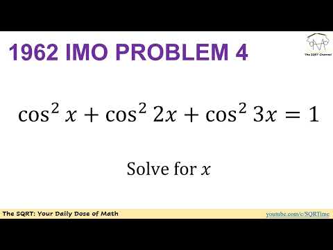Solving an IMO problem in 5 minutes: IMO 1962 – Problem 1