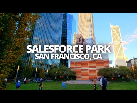 Exploring Salesforce Park in San Francisco, California USA Walking Tour #salesforcepark #salesforce