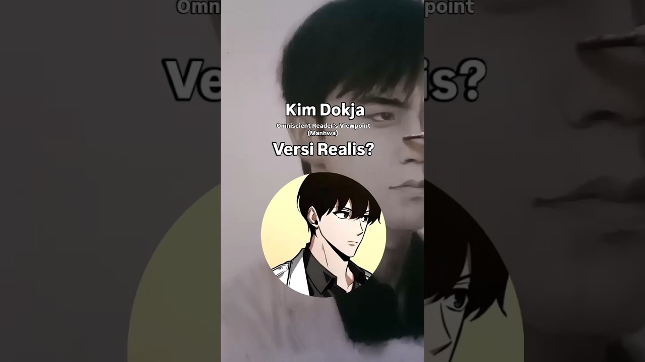 Kim Dokja (manhwa) in real life? | Realistic Drawing #omniscientreadersviewpoint #shorts
