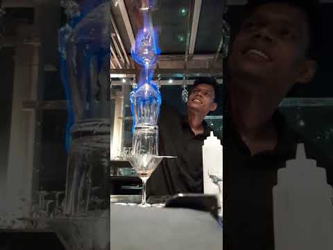 The Crazy Fire Drink!!! 🍸 Flaming shorts/ cocktail