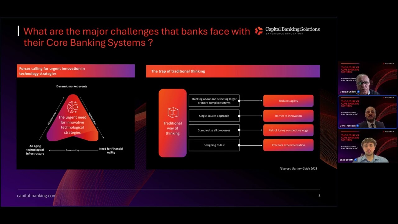 [EN] Webinar Capital Banking Solutions : The future of Core Banking