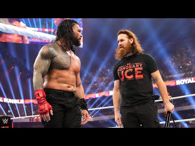 Sami Zayn's wife sends a message hours before he faces Roman Reigns at Elimination Chamber 2023