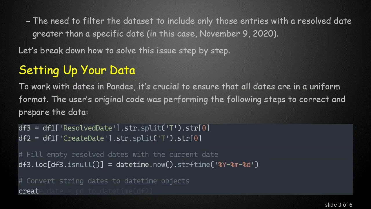 How to Effectively Filter Data by Dates Using Python Pandas