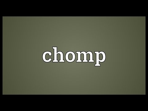 Chomp Meaning