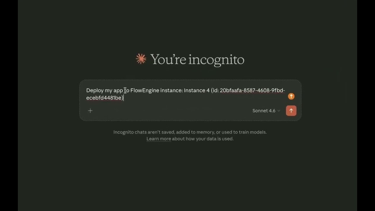 Deploy Dockers via FlowEngine and Claude code