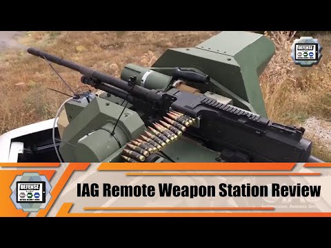 IAG company based in UAE launches its new TLC200 RWS Remote Weapon Station for armored vehicles
